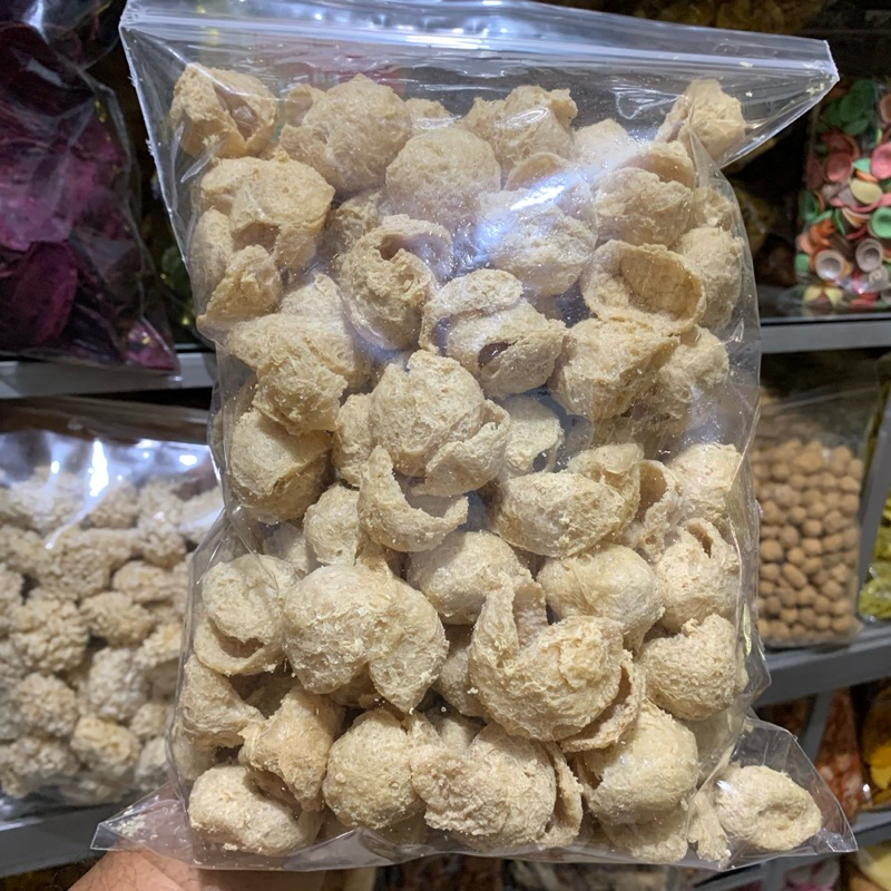 Jual Promo Tahu bulat kering tahu walik crispy keripik tahu walik kerupuk tahu 150gr | Shopee ...