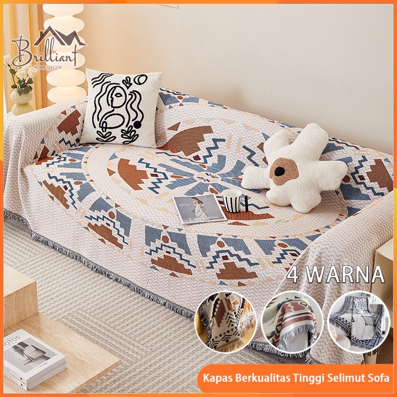 Jual BRilliant Home Cover Sofa Penutup Sofa Jacquard Selimut Sofa Sofa Cover Selimut Bed Cover ...