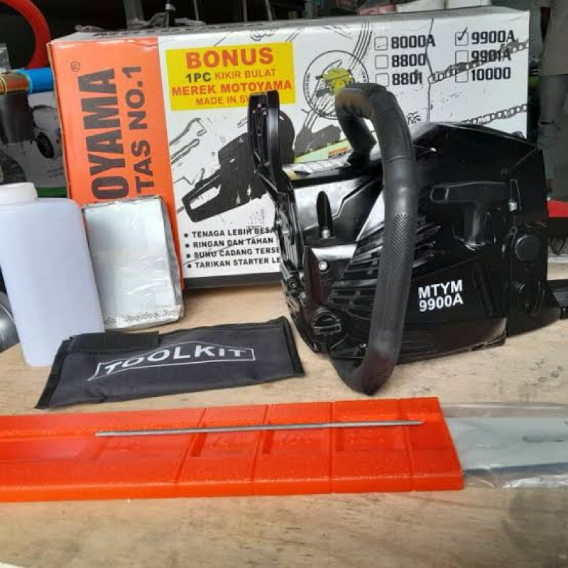 Jual SENSO SINSO MESIN POTONG KAYU MOTOYAMA 9900 BAR 22 INCH (NEW BOX ...