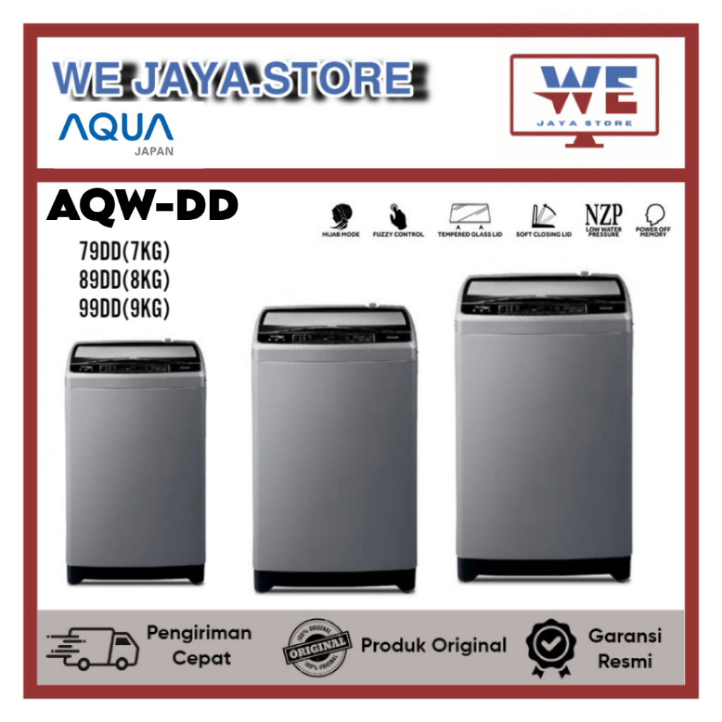 Jual MESIN CUCI AQUA 1 TABUNG 79DD 7KG |89DD 8KG | 99DD 9KG | Shopee ...