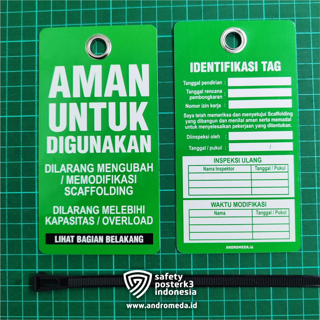 Jual Safety Tag LOTO : Bahaya, Aman, Tidak Aman, Valve Merah, Valve ...