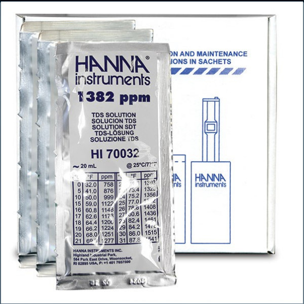 Jual HANNA HI 70032P - TDS Calibration Solution - Hanna 1382mg/L (Ppm ...