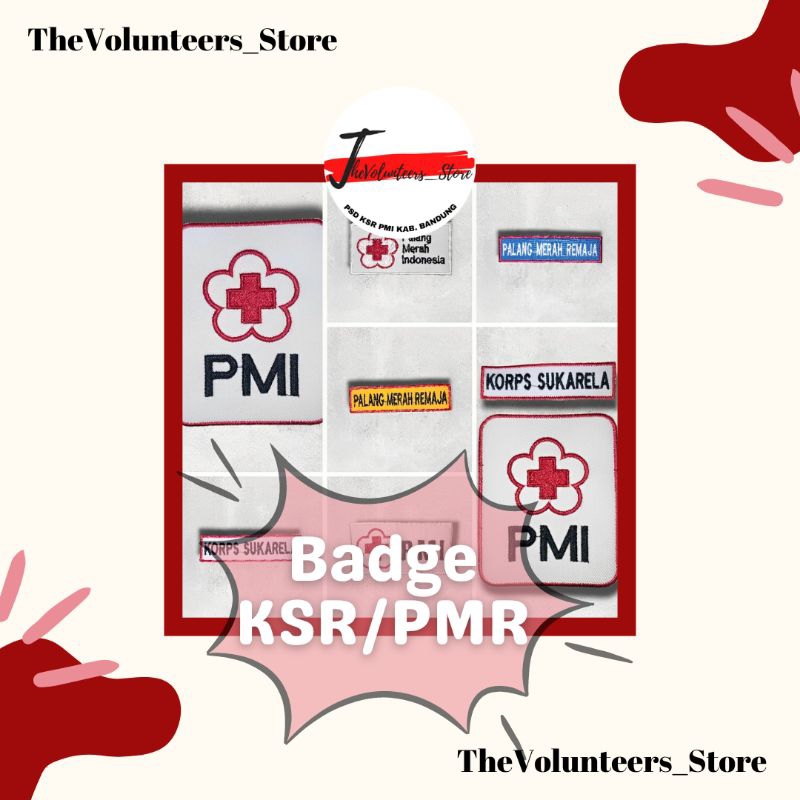 Jual BADGE PMI/KSR/PMR MULA/MADYA/WIRA | Shopee Indonesia