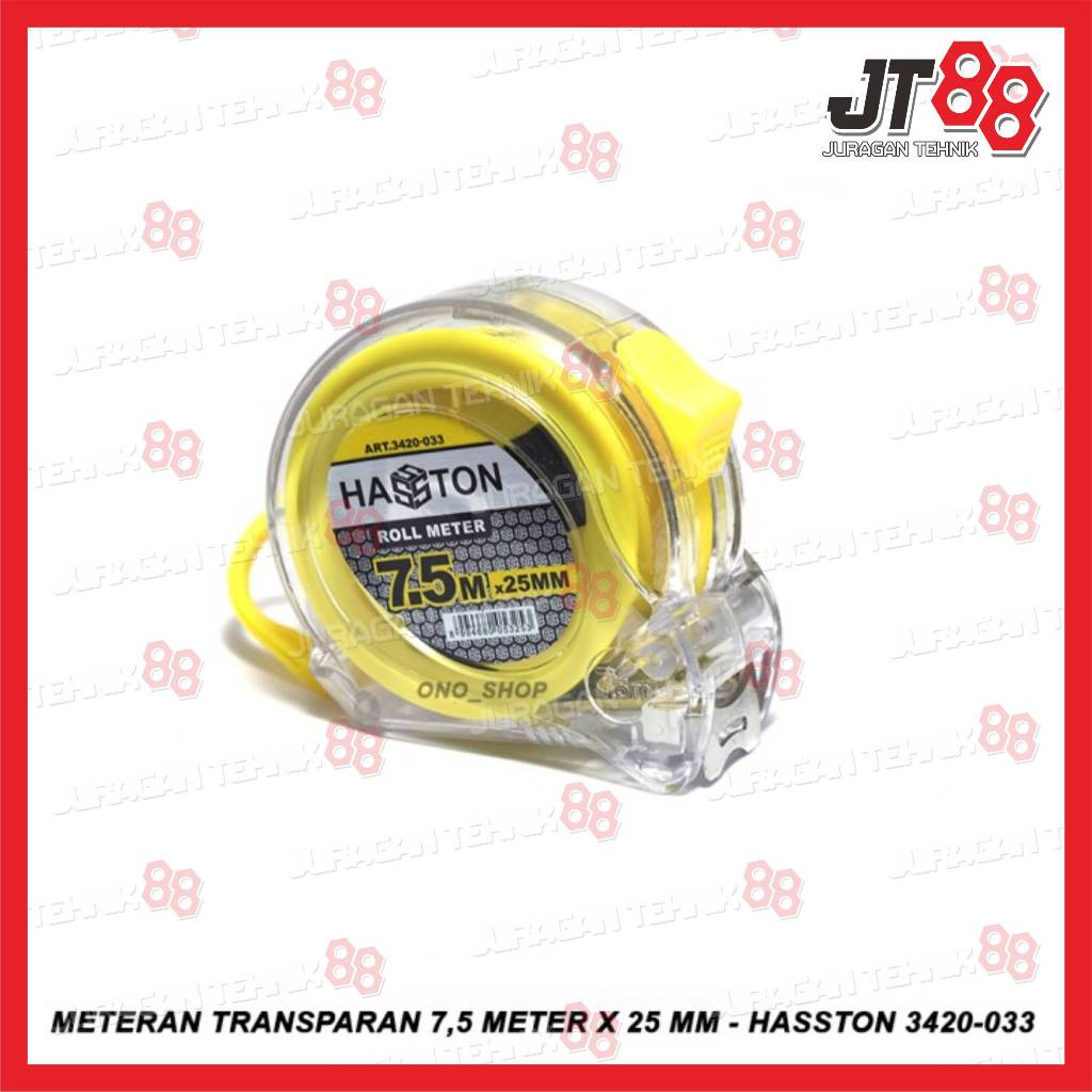 Jual ANTI PECAH HASSTON PROHEX Meteran TRANSPARAN - Rol Meter | Shopee ...