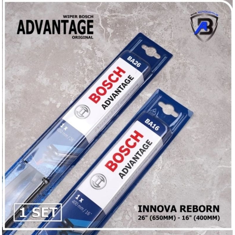 Jual BOSCH WIPER BLADE DEPAN INNOVA REBORN / HRV / HR-V | Shopee Indonesia