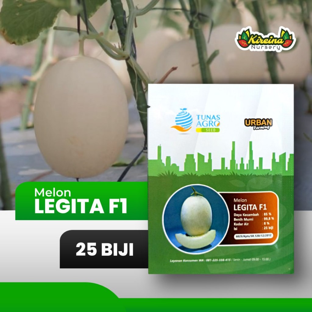 Jual Benih Melon Legita F1 25 Tunas Agro Urban Farming | Shopee Indonesia