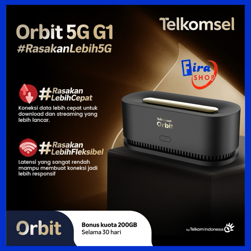 Jual Modem Router 5G Telkomsel Orbit 5G G1 Wifi High Speed Free Kuota ...
