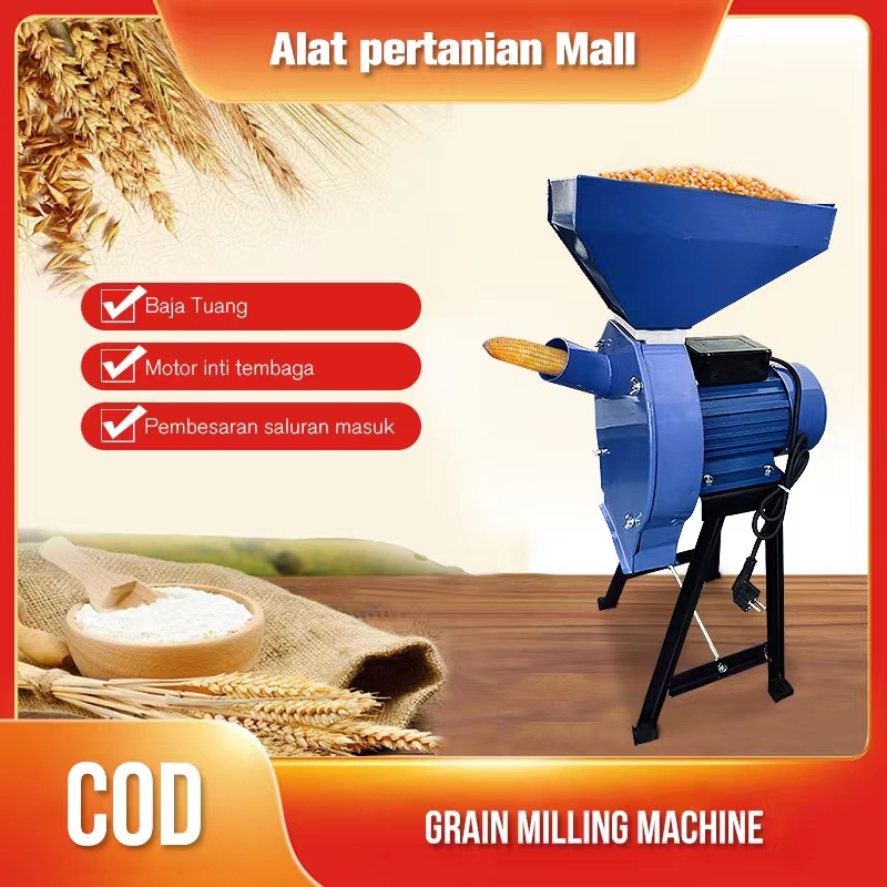 Jual (COD)Mesin penggilingan multi-fungsi/Mesin penggilingan biji-bijian halus/Mesin ...
