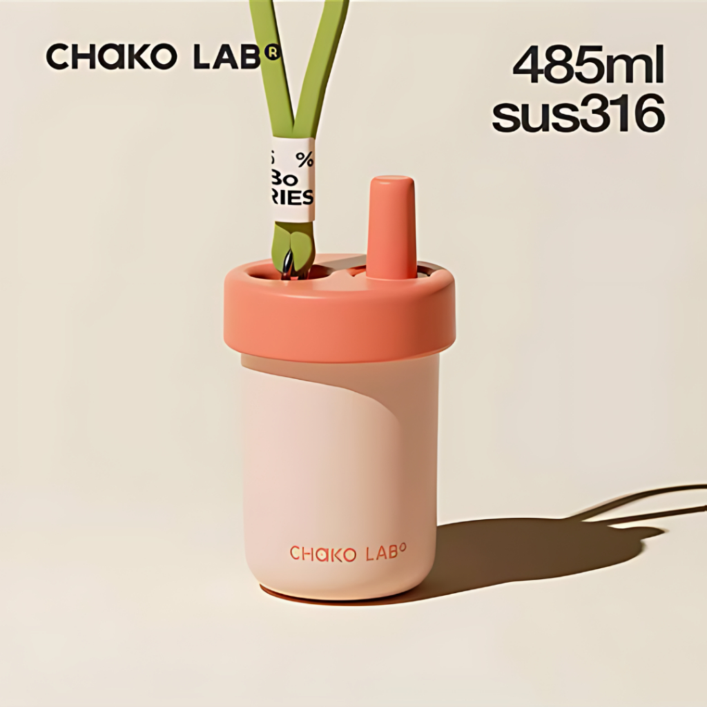 Jual CHAKO LAB Bobo Vacuum Cup Insulated Thermos 485ml - Pastel Color ...