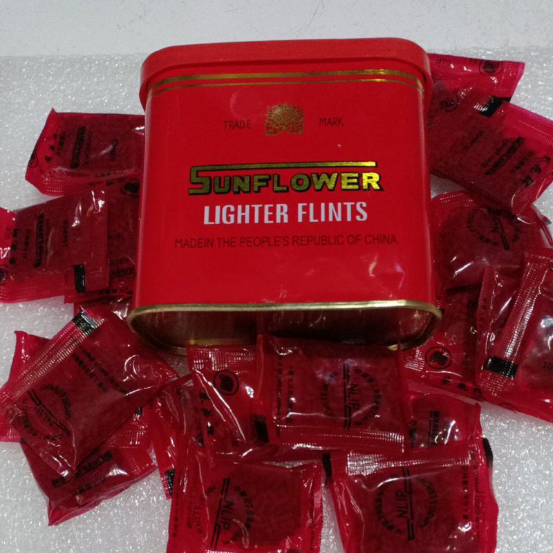 Jual Batu korek api lighter flints sunflower (satu kotak isi+- 33bks ...