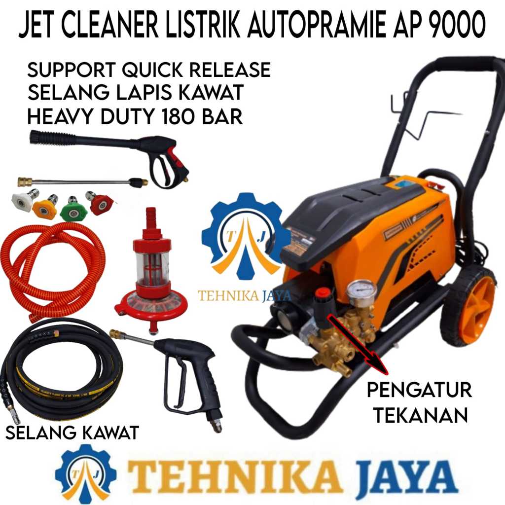Jual Mesin Steam Jet Cleaner 180 BAR AUTOPRAMIE AP 9000 Ada Pengatur ...