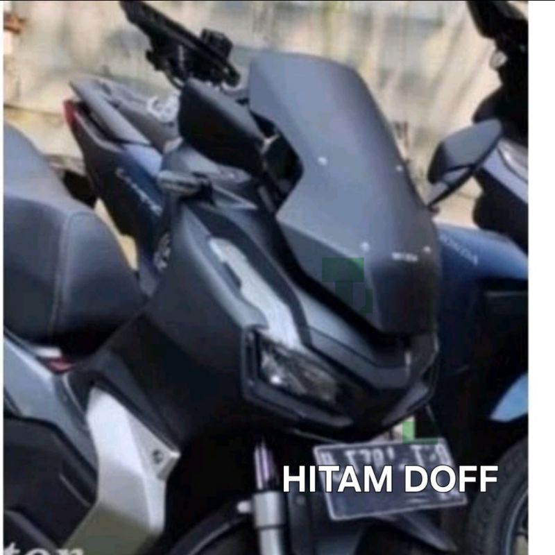Jual Visor Windshield Model Original Honda ADV160 ADV 150 Hitam Doff ...