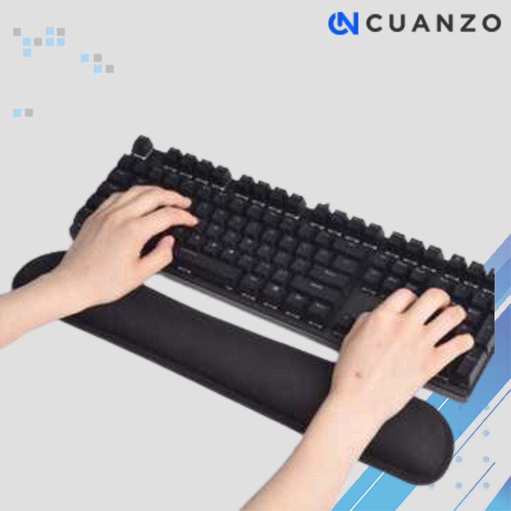 Jual Keyboard Pad Alas Tangan Memory Foam / Alas Sandaran Penopang ...