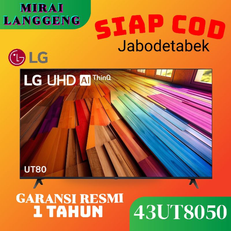 Jual LG 43UT8050/43UT8050PSB 4k Smart tv 43 Inch | Shopee Indonesia