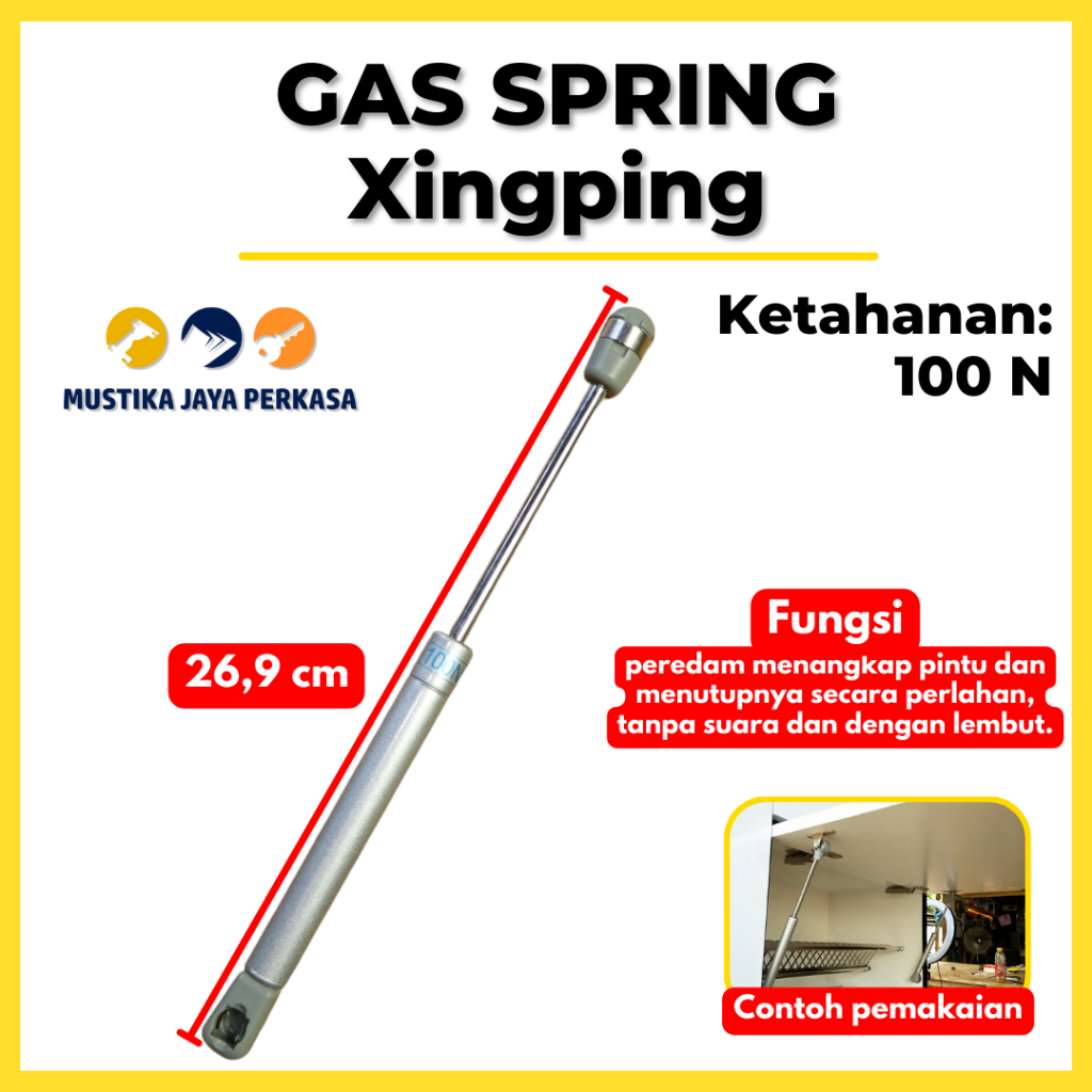 Jual Gas Spring Huben GSM Hidrolik Motor Pintu Slow Motion Pintu Laci ...