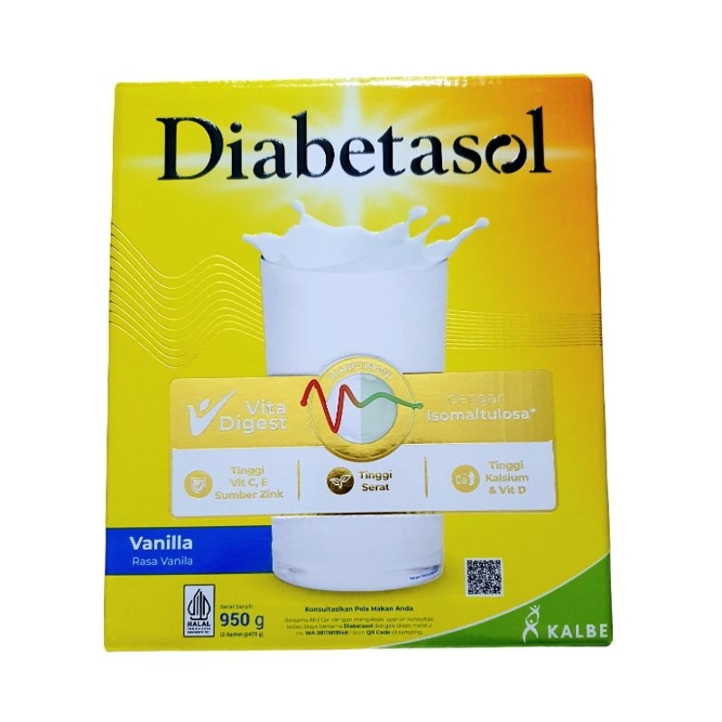 Jual DIABETASOL VANILLA DAN COKLAT 950G | Shopee Indonesia