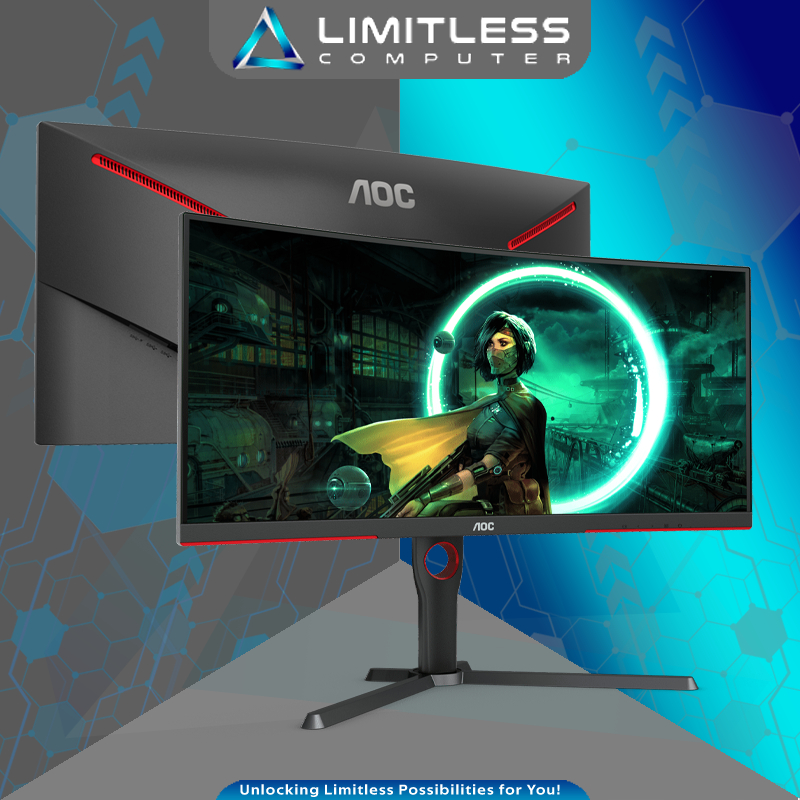 Jual AOC CQ30G3Z 200Hz 30 Inch 127% sRGB Wide FHD VA HDMI DP Curved ...