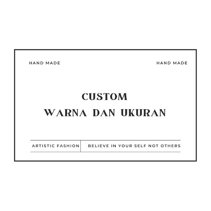 Jual Custom Warna dan Ukuran | Shopee Indonesia