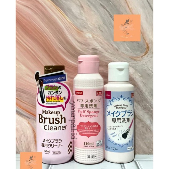 Jual Daiso MakeUp BrushSponge Detergent Cleaner 15118ml | Shopee Indonesia