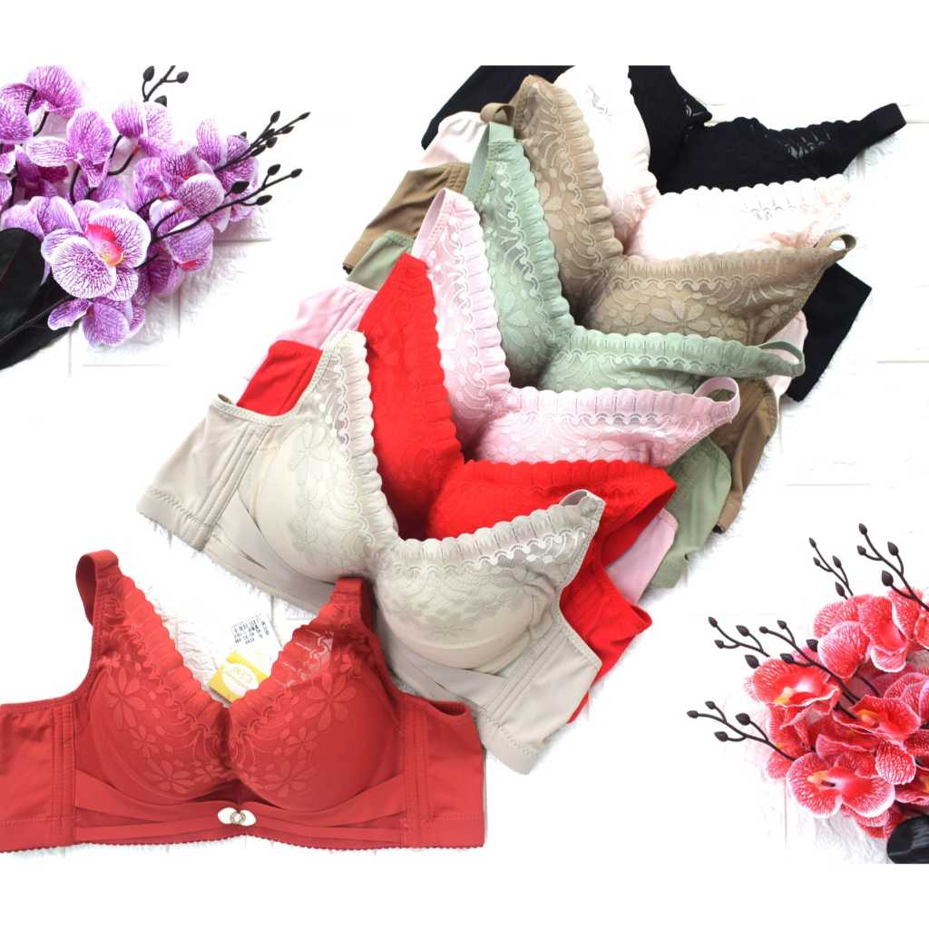 Jual BH Kemben Berkawat BRA Wanita Busa Sedang Push Up Penekan Lemak ...