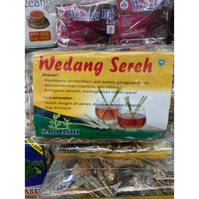 Jual Wedang Sereh Sari Asih Original Khas Solo (1 Pack isi 10 bks) | Shopee Indonesia