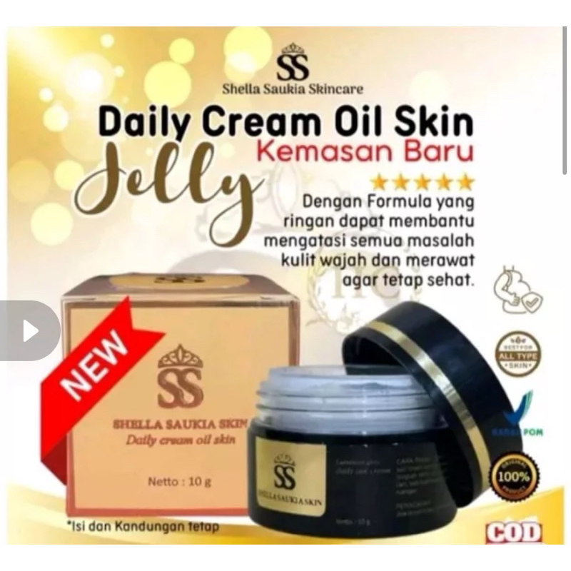 Jual Daily cream oil skin (Jelly SS Skin) | Shopee Indonesia