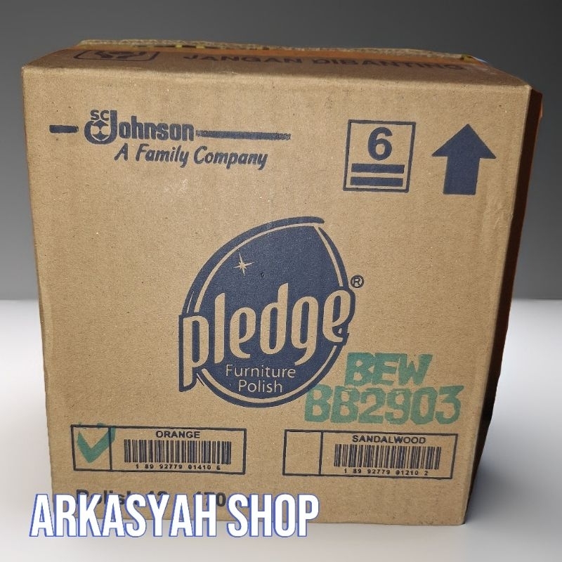 Jual PLEDGE FURNITURE POLISH OIL 170ML 1 DOS ISI 12 BOTOL(PEMBERSIH ...