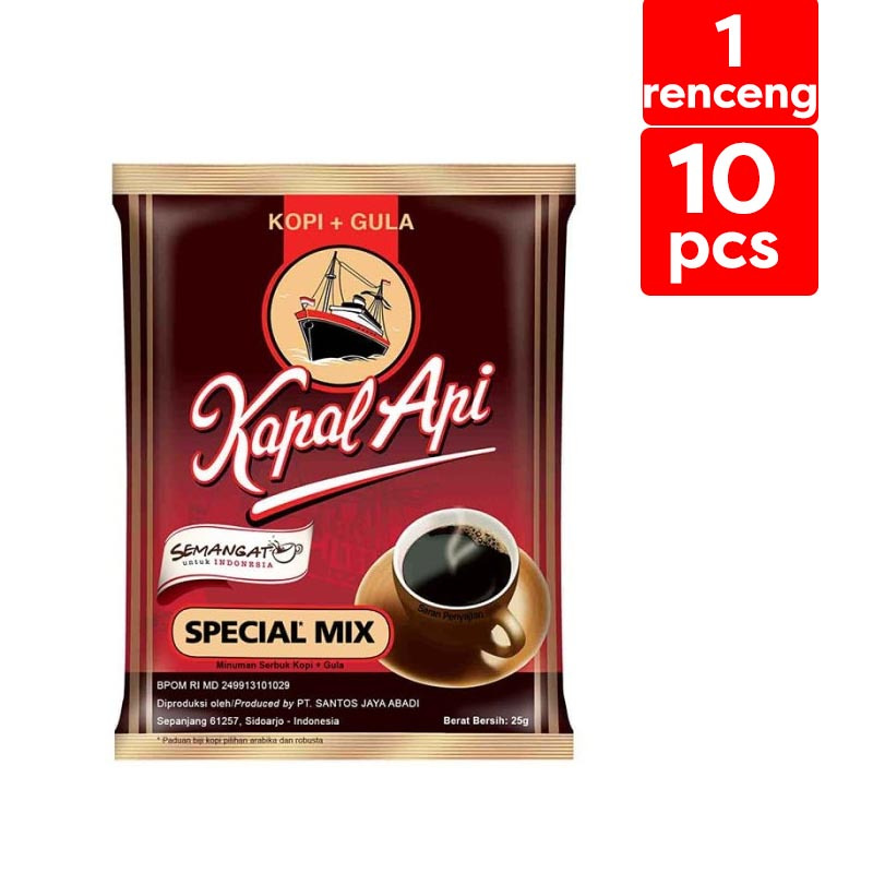 Jual Kapal Api Special Mix Renceng (Isi 10 Sachet) | Shopee Indonesia