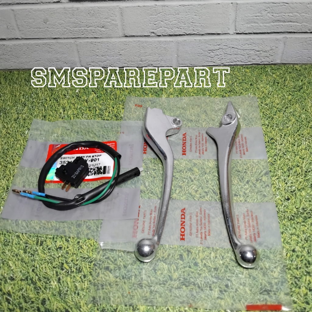 Jual silver handle set kiri kanan + swit suit rem set depan belakang ...
