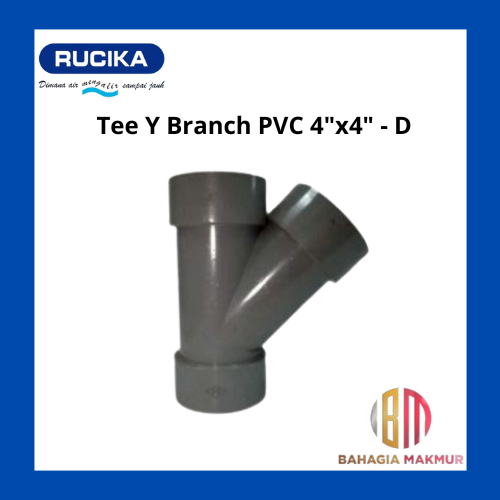Jual Tee Y Branch PVC Rucika 4"x4" - D | Shopee Indonesia