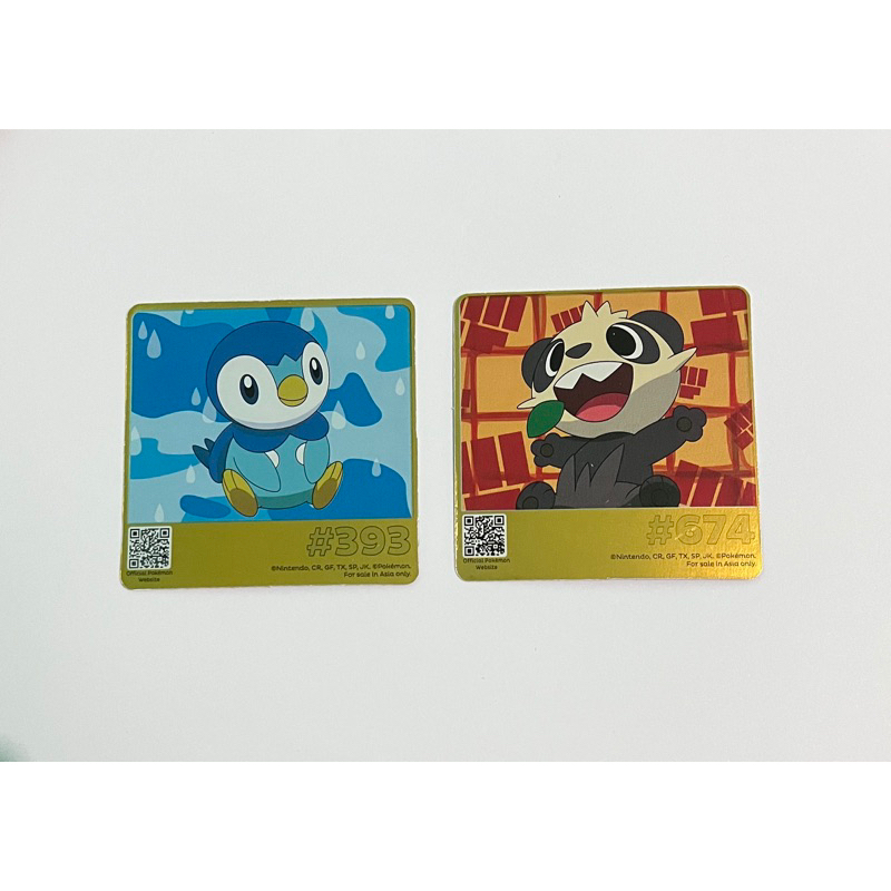 Jual Kartu Pokemon Oreo Piplup dan Pancham | Shopee Indonesia