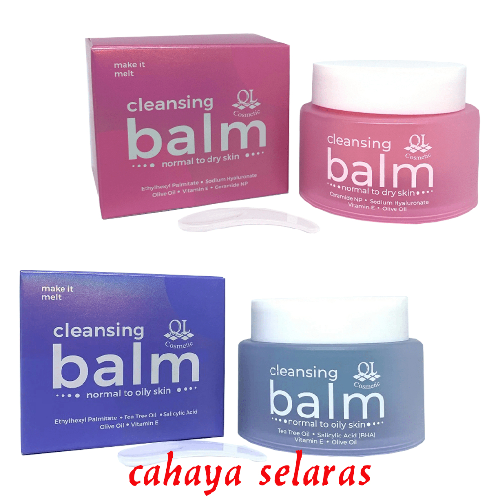 Jual QL CLEANSING BALM 50GR | MAKE UP REMOVER | PEMBERSIH MAKE UP ...