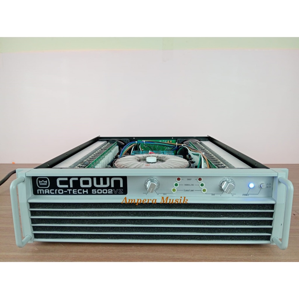 Jual POWER AMPLI CROWN MACRO TECH 5002VZ STEREO 2 CHANNEL 5002 VZ ...