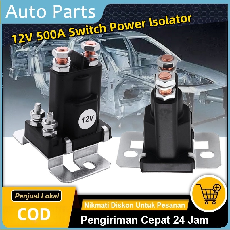 Jual 1PCS 12V 500A relay isolator aki mobil/isolator aki mobil/start ...