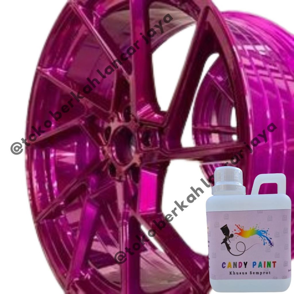 Jual (SEMPROT) 500ML CANDY PAINT PEWARNA LOGAM BESI CANDY CHROME CAT ...