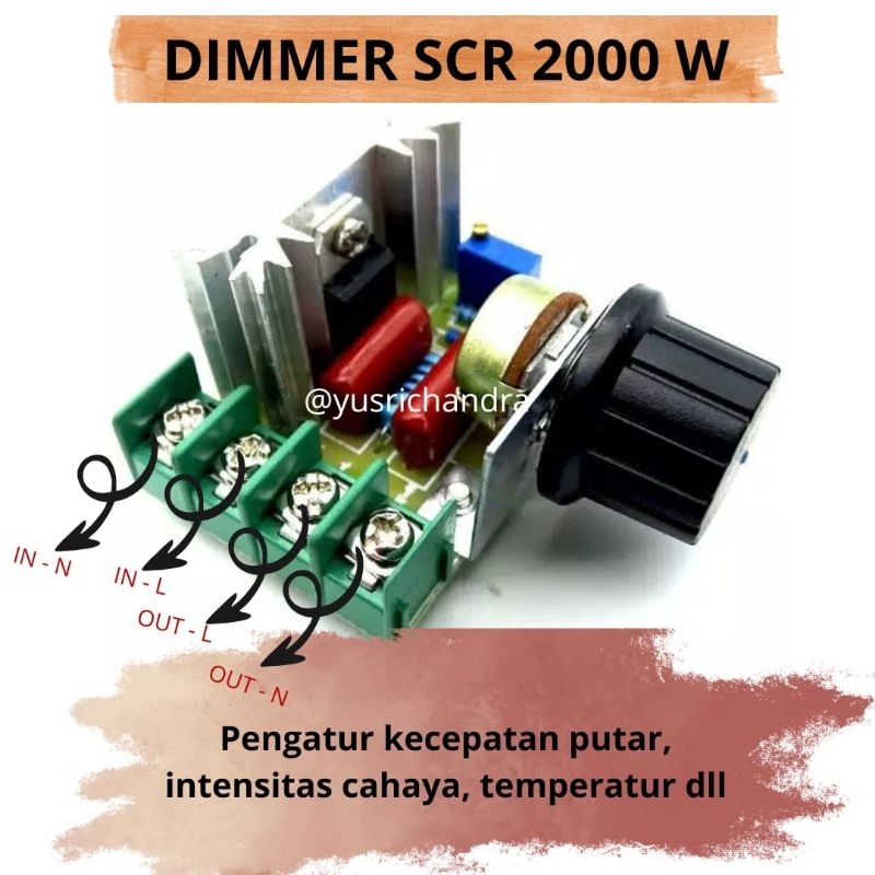 Jual DIMMER SCR 2000W | Shopee Indonesia