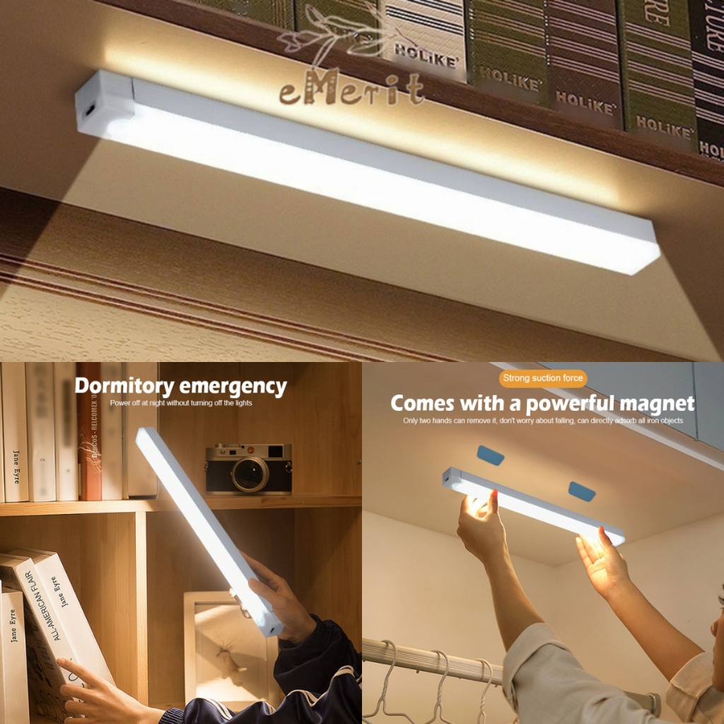 Jual Lampu Sensor Gerak Magnetic Motion Sensor Lampu Belajar Lampu ...