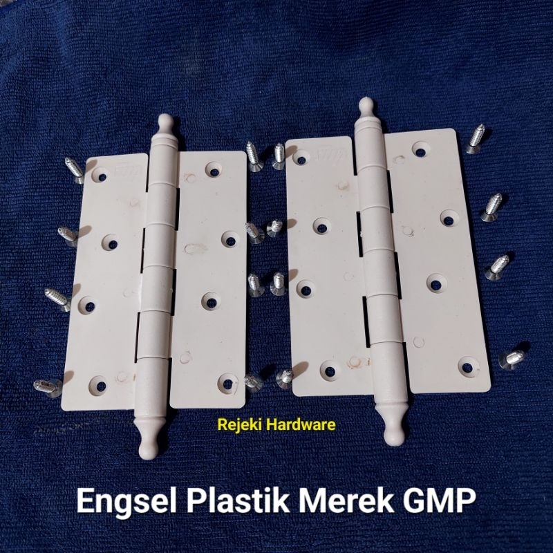 Jual ENGSEL PLASTIK PVC 4,5" Pintu Kamar Mandi - GMP ( 1 pasang ...