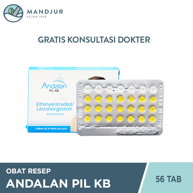 Jual Andalan Pil KB 56 Tablet | Shopee Indonesia