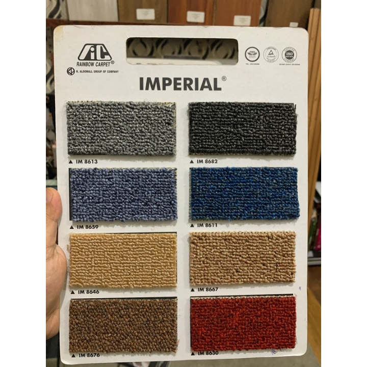 Jual karpet roll imperial tebal 3,5mm karpet kantor / hotel harga per ...