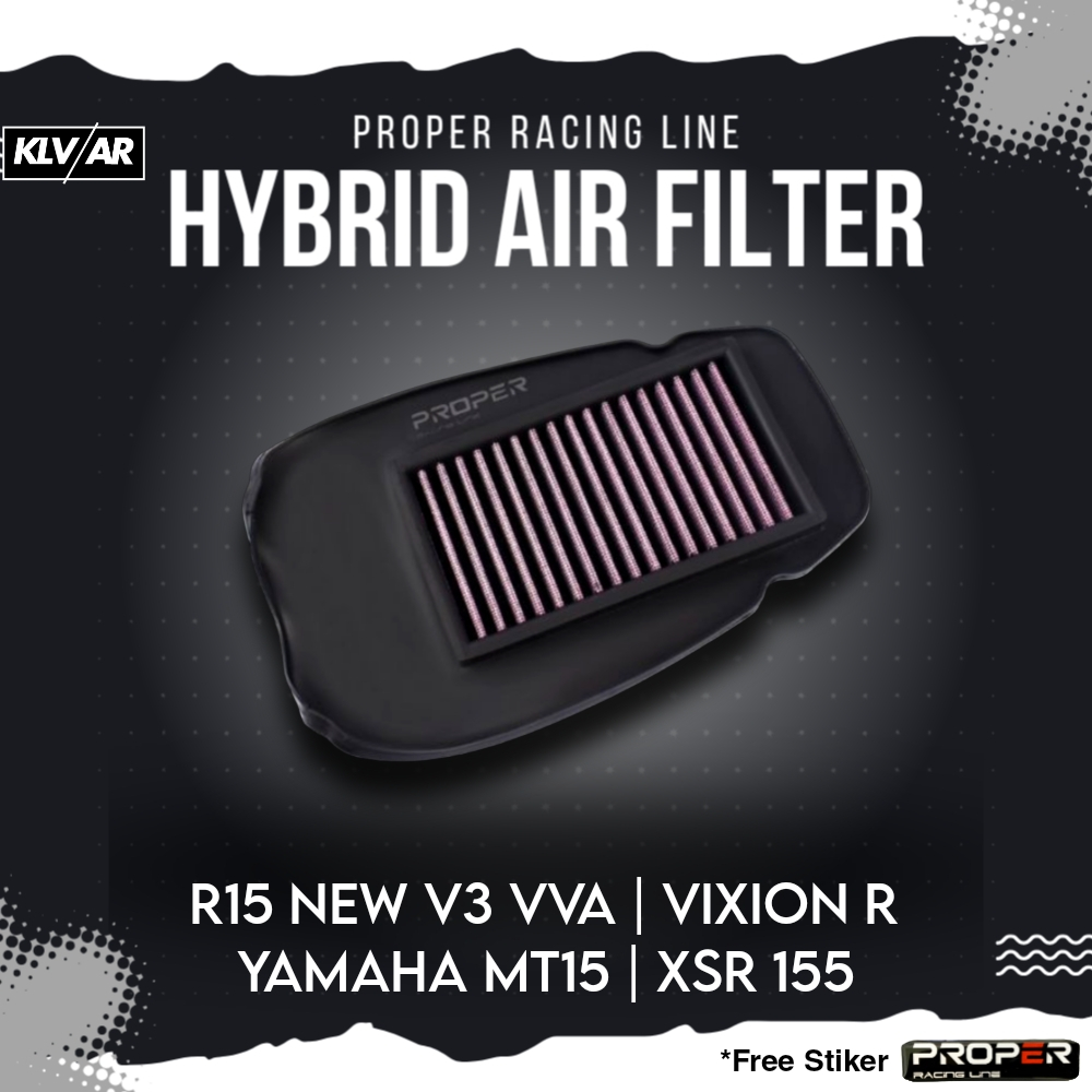 Jual Proper Racing Line Air Filter Saringan Udara Yamaha R15 New V3 Vva ...