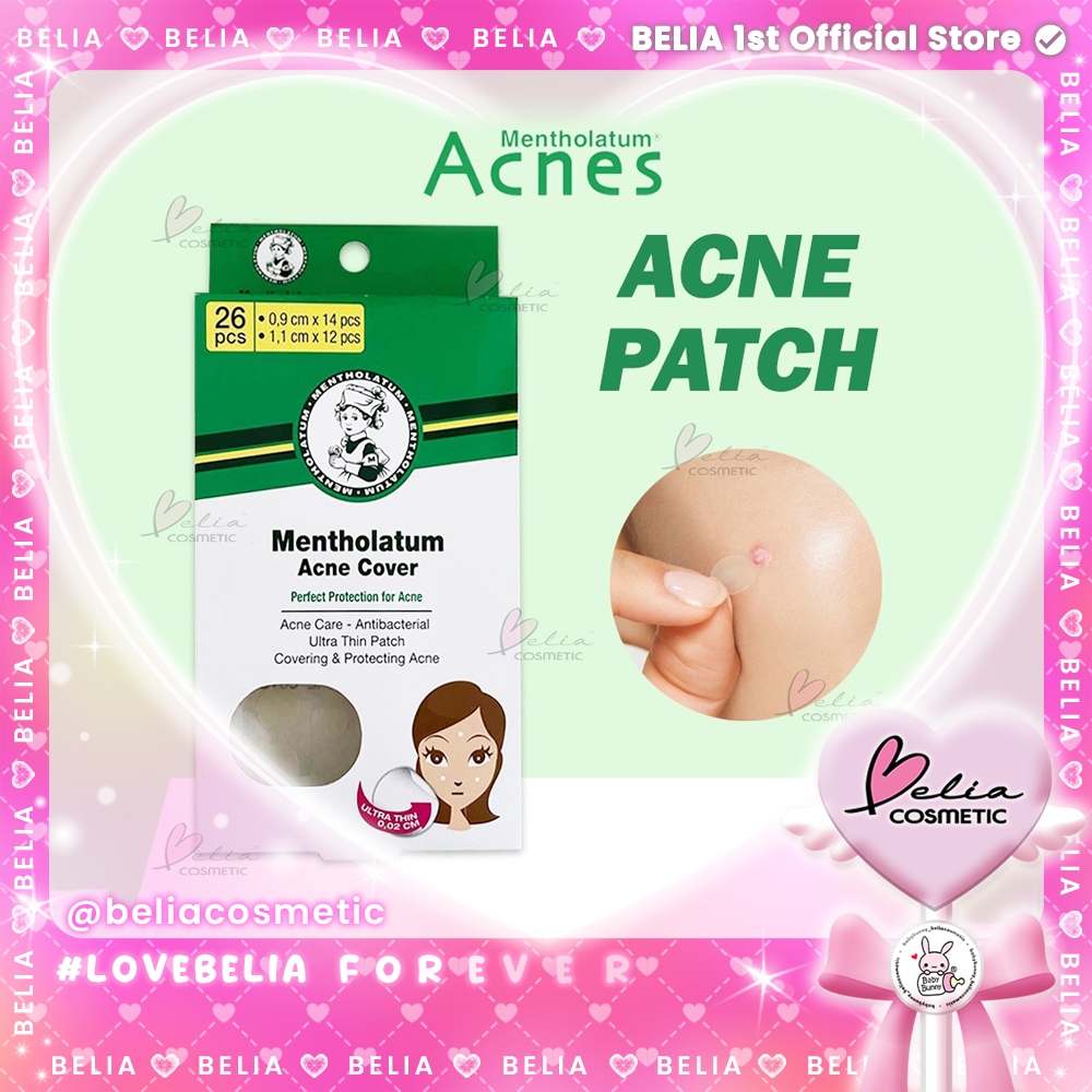 Jual BELIA ACNES Mentholatum Acne Cover 26 pcs 0.9 cm | 1.1 cm | Acne ...