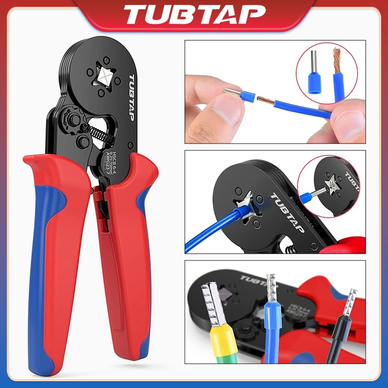 Jual TUBTAP Tang Press Crim Wire Crimping Untuk Skun Terminal Ferruler ...