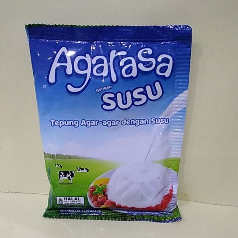 Jual AGARASA DENGAN SUSU TEPUNG AGAR-AGAR DENGAN SUSU 42 GR | Shopee ...