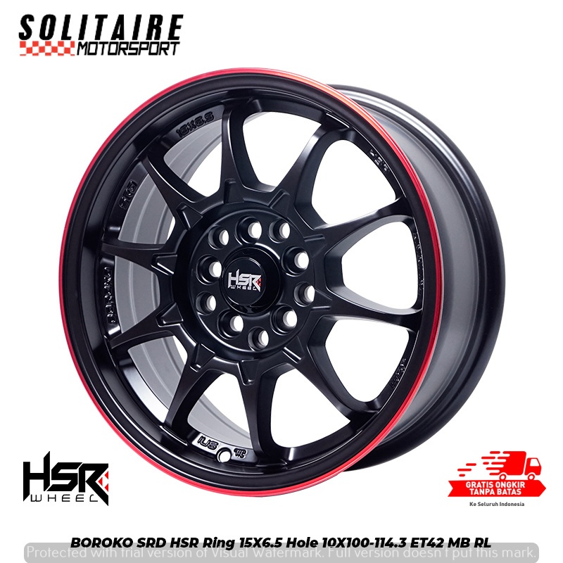 Jual VELG MOBIL HSR BOROKO SRD RING 15 UNTUK GRANDMAX L300 PICK UP DLL | Shopee Indonesia