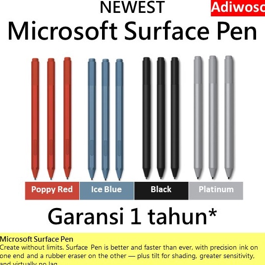 Jual KODE H5C2 Microsoft Surface Pen | Shopee Indonesia