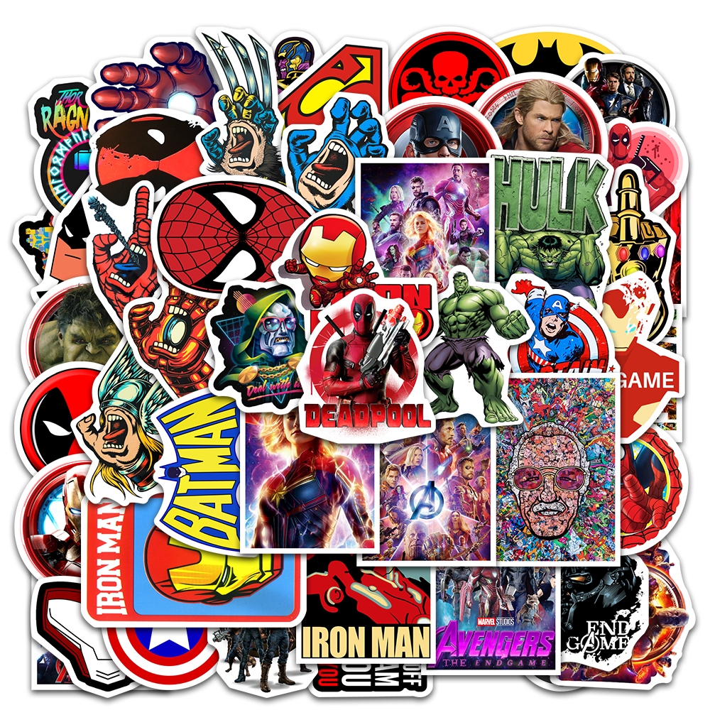 Jual Hot Marvel Stiker kartun Super hero Hulk Anti Air Stikers ...