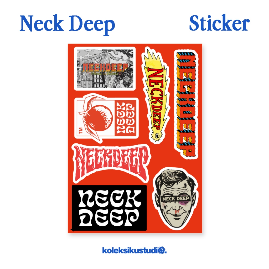 Jual Stiker Neck Deep Sticker Music Musik Band Aesthetic Lucu Stiker HP ...