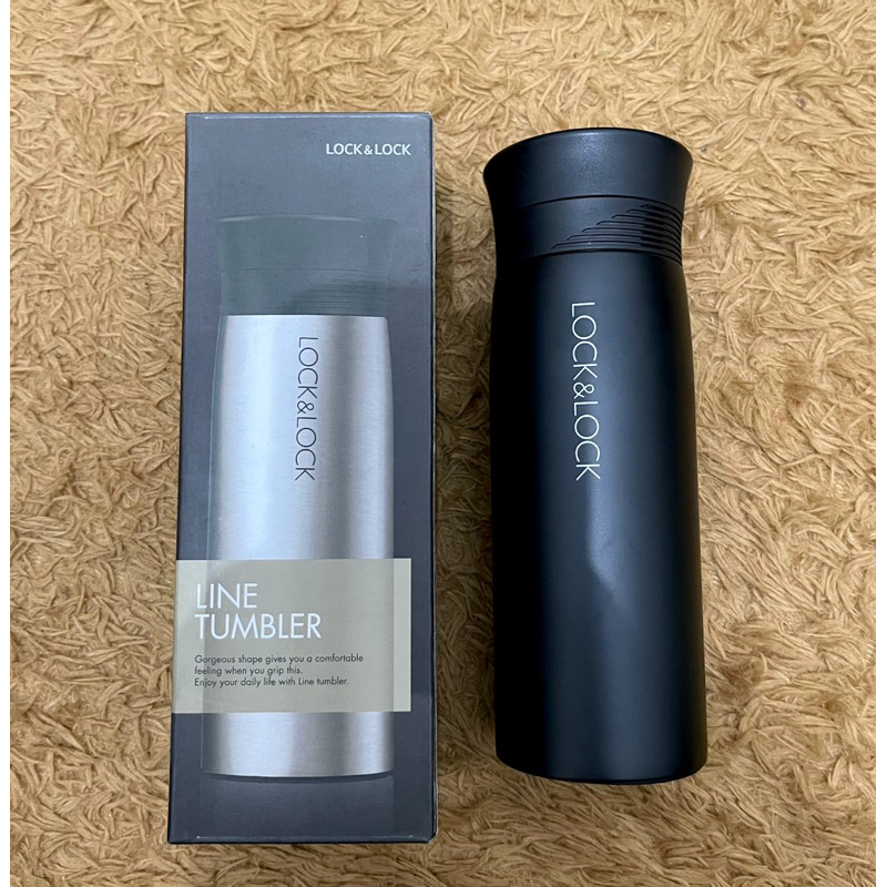 Jual New Tumbler Lock n Lock Black Line 320ml | Shopee Indonesia