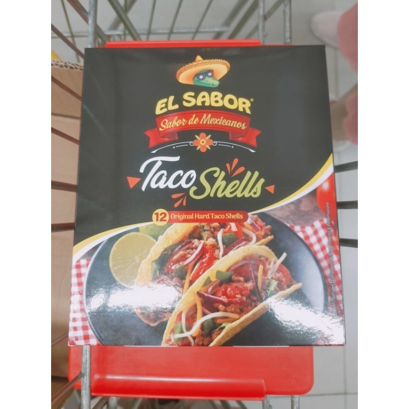 Jual El sabor taco shells tortilla isi 12 tacos 150gr | Shopee Indonesia